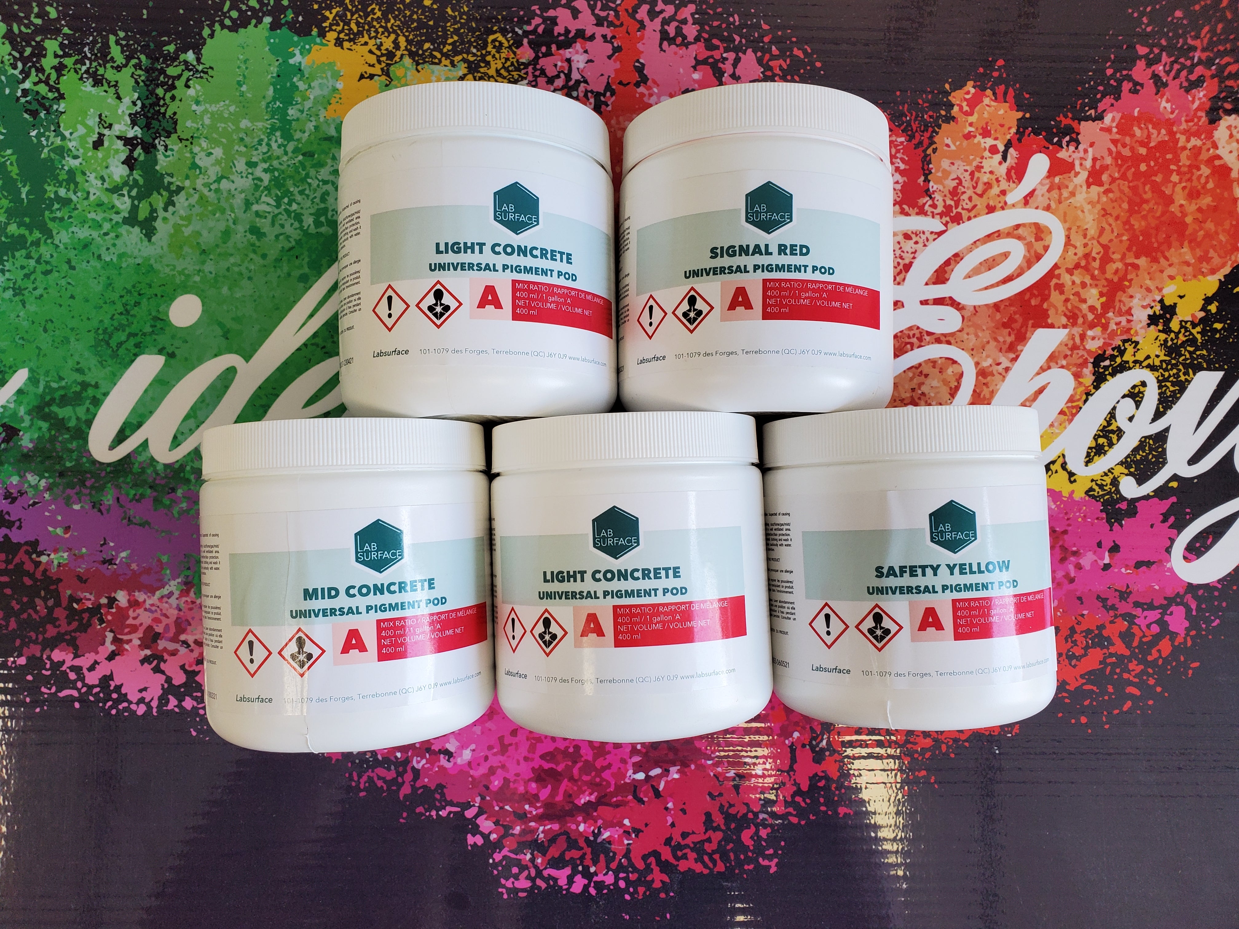 Labtec Universal Pigment Pods – Les idées d'Époxy inc.