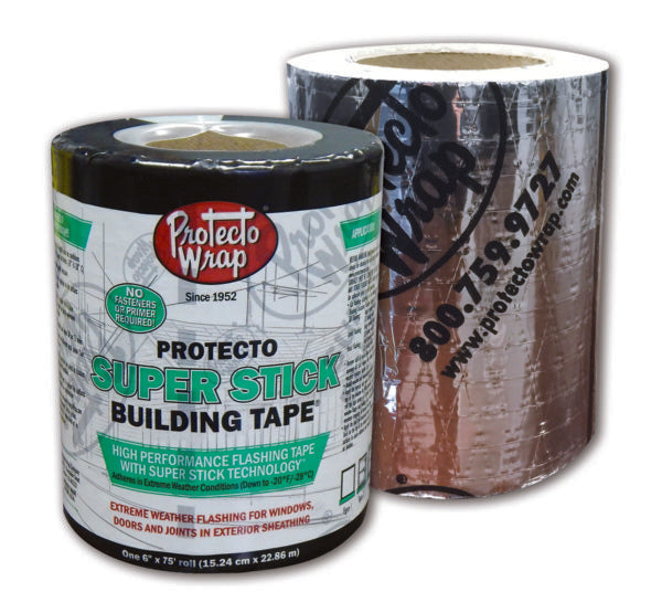 Protecto Wrap Super Stick Primerless Air and Vapor Barrier Membrane ...